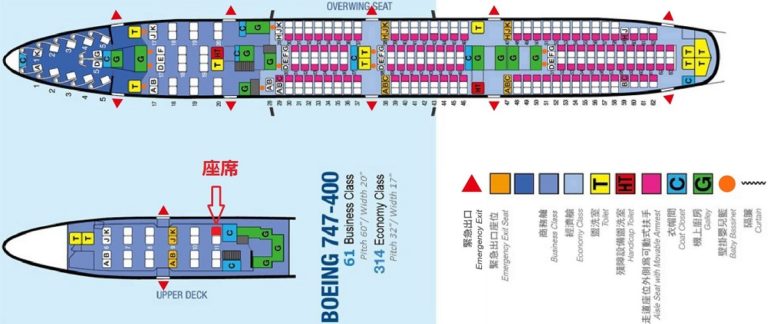 【搭乗記】チャイナエアラインのB747の屋根裏部屋感ある2階席で台湾へ - まったり空の旅