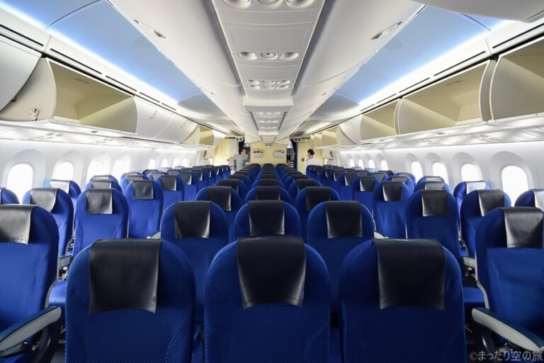 ANAの国内線用B787-8(78P)の座席の広さ・快適さ・おすすめ席まとめ - まったり空の旅