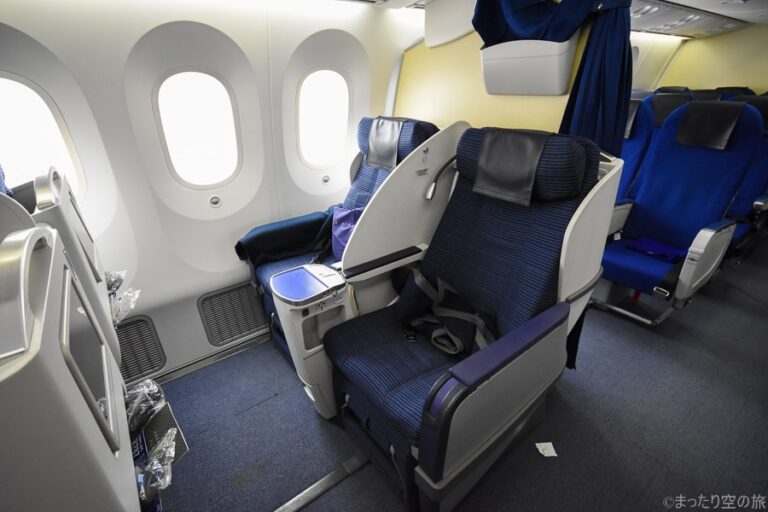 ANAの国内線用B787-8(78P)の座席の広さ・快適さ・おすすめ席まとめ - まったり空の旅