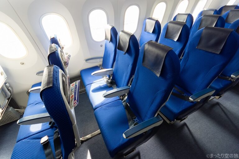 ANAの国内線用B787-8(78P)の座席の広さ・快適さ・おすすめ席まとめ - まったり空の旅