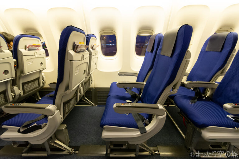 ANAのB767(76P)の座席の広さ・快適さ・おすすめ席まとめ - まったり空の旅