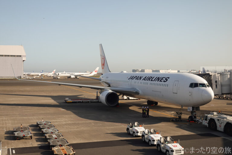 【搭乗記】JALのB767ビジネスクラス(SS6)1人掛け席で出雲へ - まったり空の旅