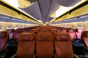 【搭乗記】JALのB767ビジネスクラス(SS6)1人掛け席で出雲へ - まったり空の旅