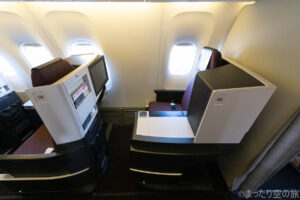 【搭乗記】JALのB767ビジネスクラス(SS6)1人掛け席で出雲へ - まったり空の旅
