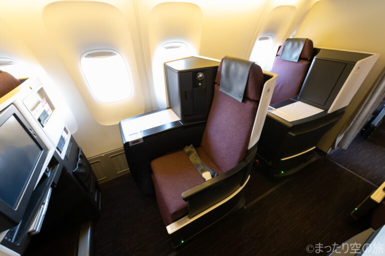 【搭乗記】JALのB767ビジネスクラス(SS6)1人掛け席で出雲へ - まったり空の旅